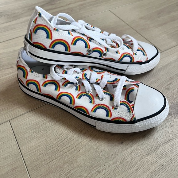 Converse | Shoes | New Rainbow Converse All Stars Size 2 | Poshmark